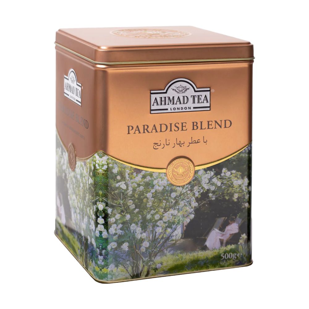 Ahmad Paradise Blend Loose Leaf Black Tea in Tin 17.6oz/500g – Enjoy ...