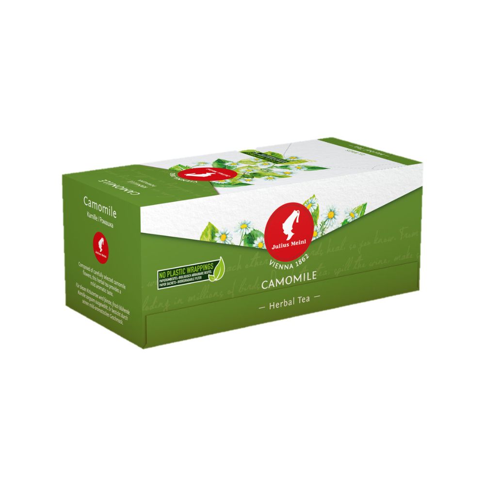 Julius Meinl Camomile Herbal Tea Bags 25ct – Enjoy Better Coffee & Tea