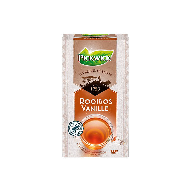 Pickwick Rooibos Vanilla Herbal Tea 25 tea bags – Enjoy Better Coffee & Tea