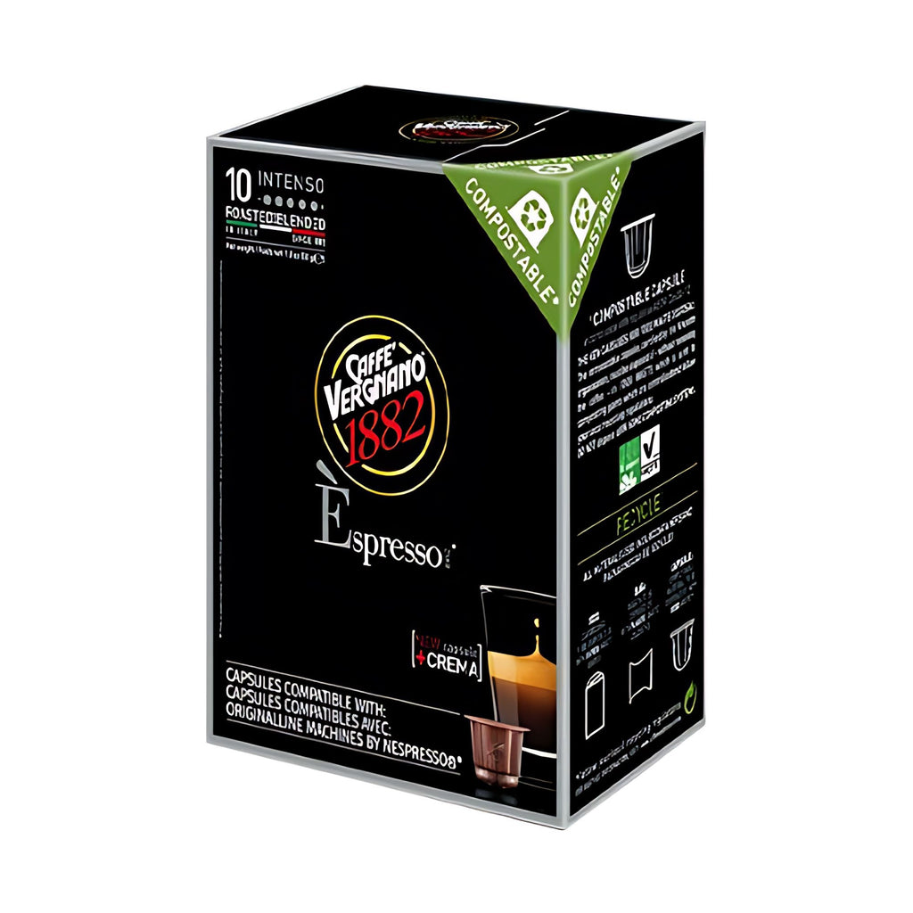 Caffe Vergnano Intenso Coffee Nespresso Capsules 10ct – Enjoy Better ...